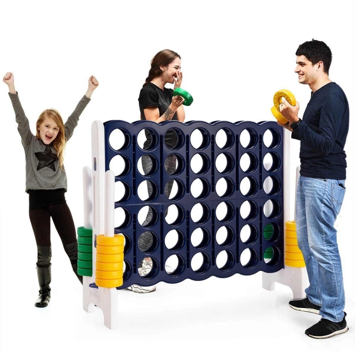 Duża gra 4 w rzędzie dla dzieci i dorosłych 120 x 42 x 104 cm