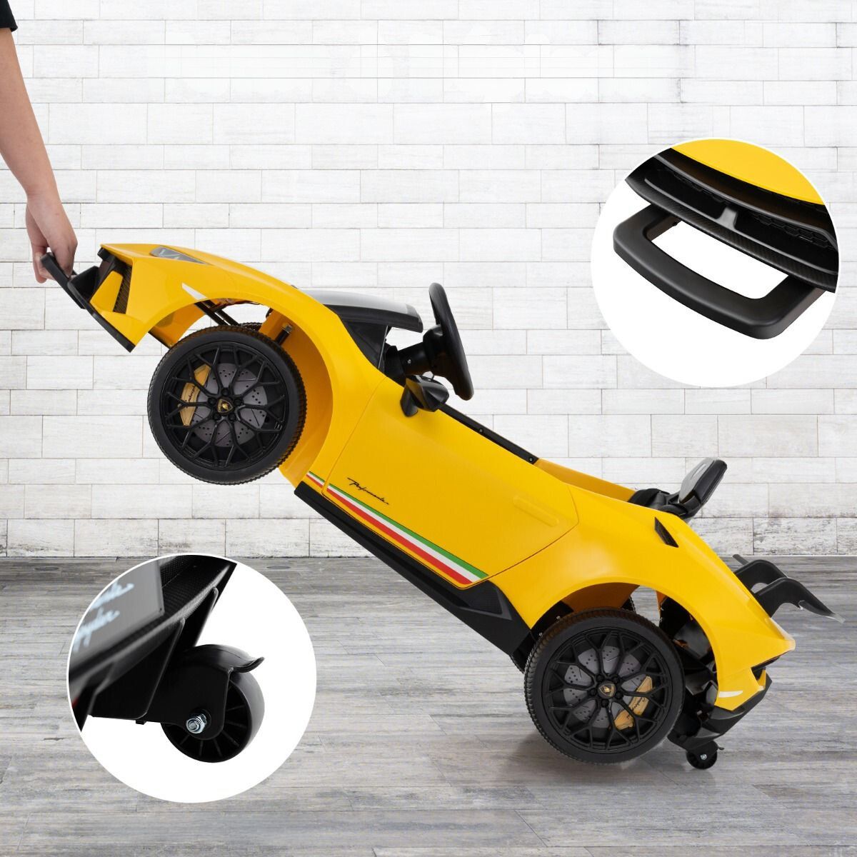 Elektryczny samochód sportowy dla dzieci Lamborghini - Tanio w Costway.pl